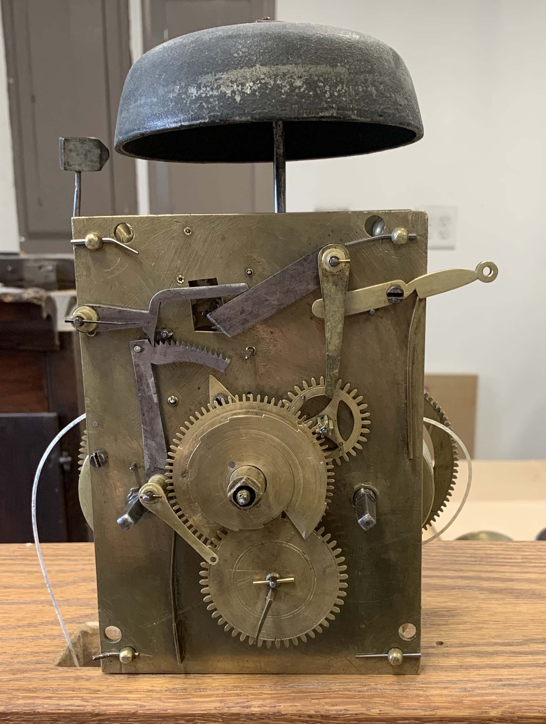 Dial silvering - restoring an antique brass clock dial